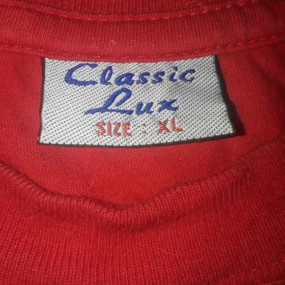 classic lux | Shirts | Vintage Classic Lux Red October Graphic Tee ...